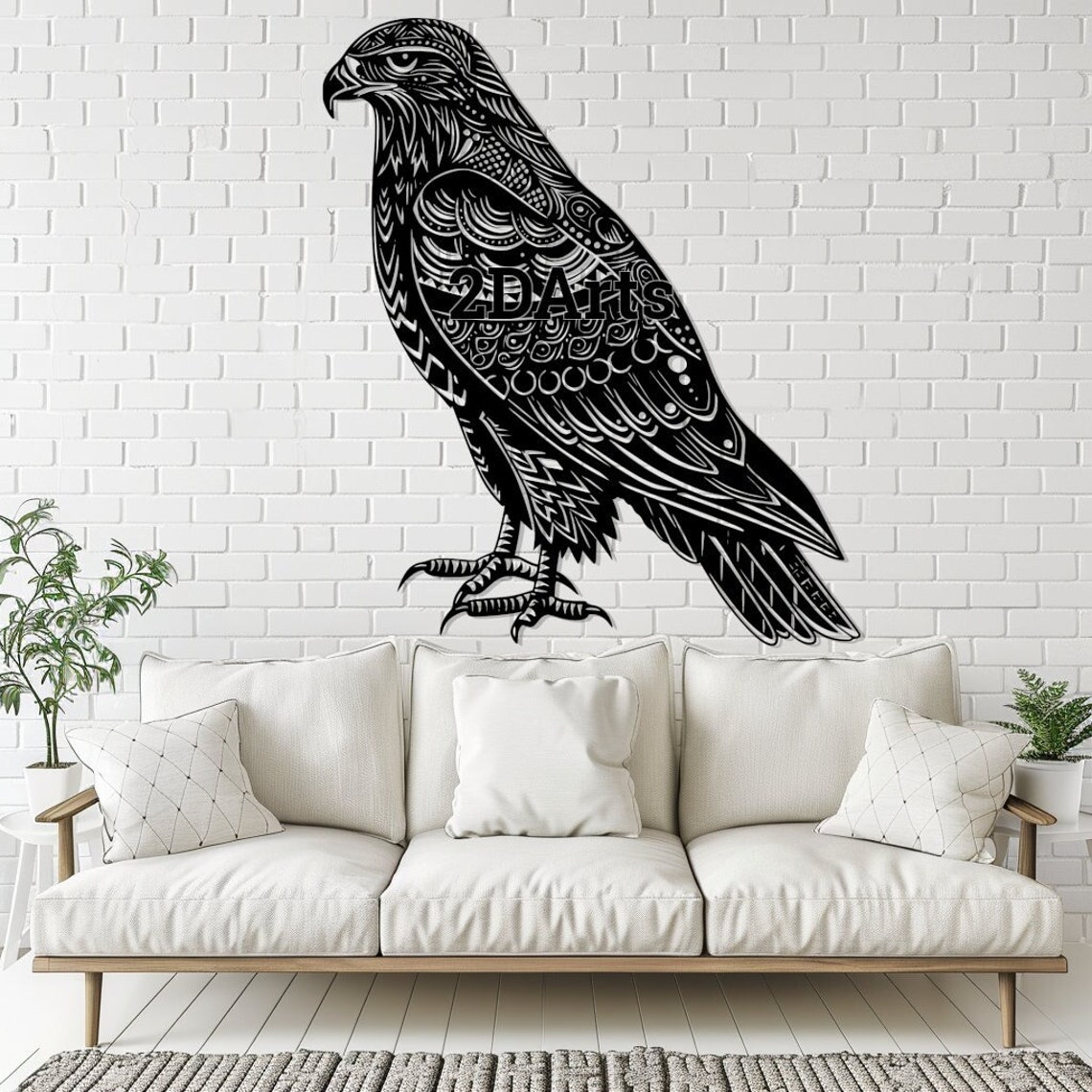 Hawk SVG & STL Design Files for 3D Printing, Laser Cutting, Plotting ...