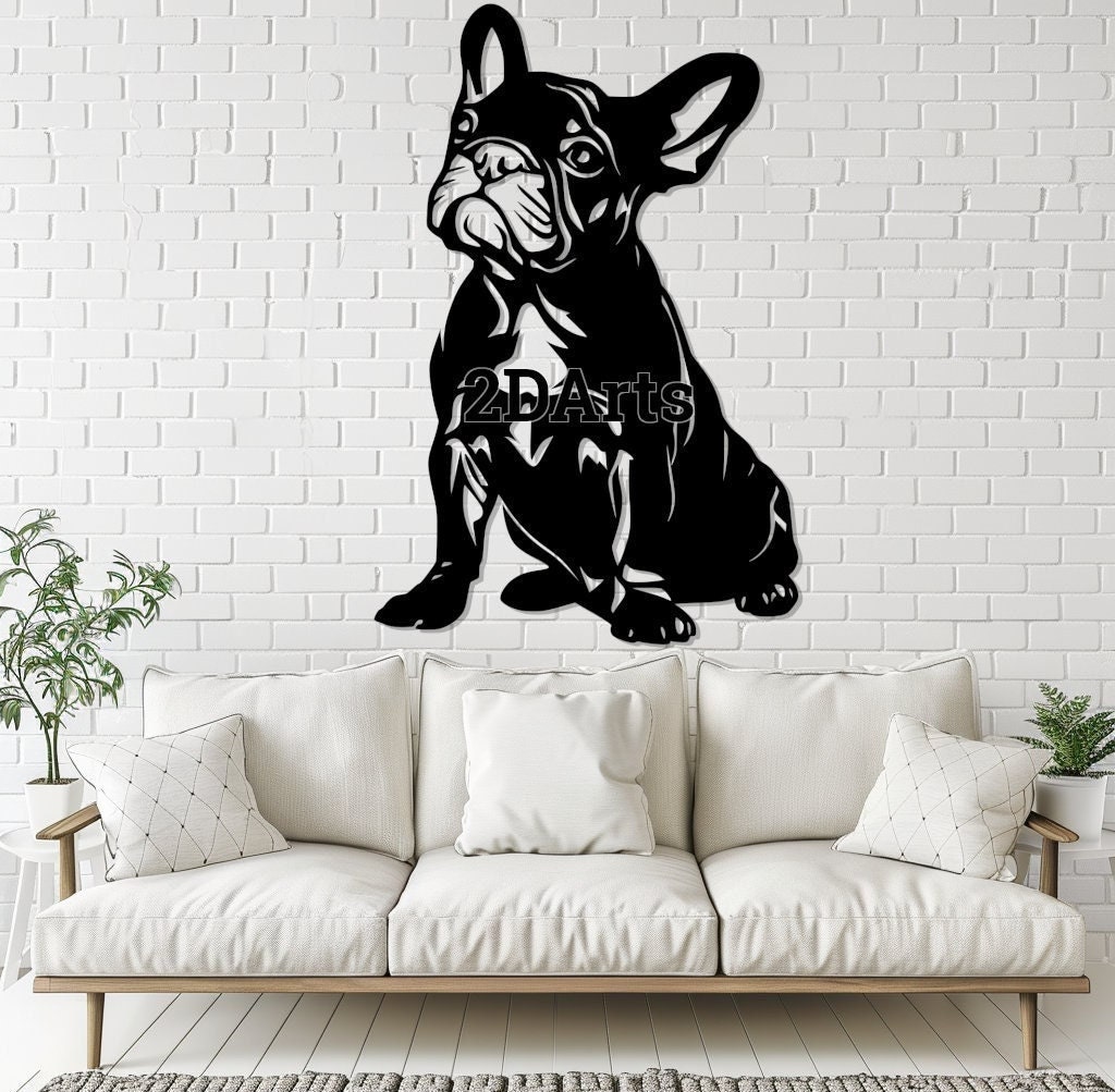 Frenchie SVG & STL Design Files for 3D Printing, Laser Cutting ...