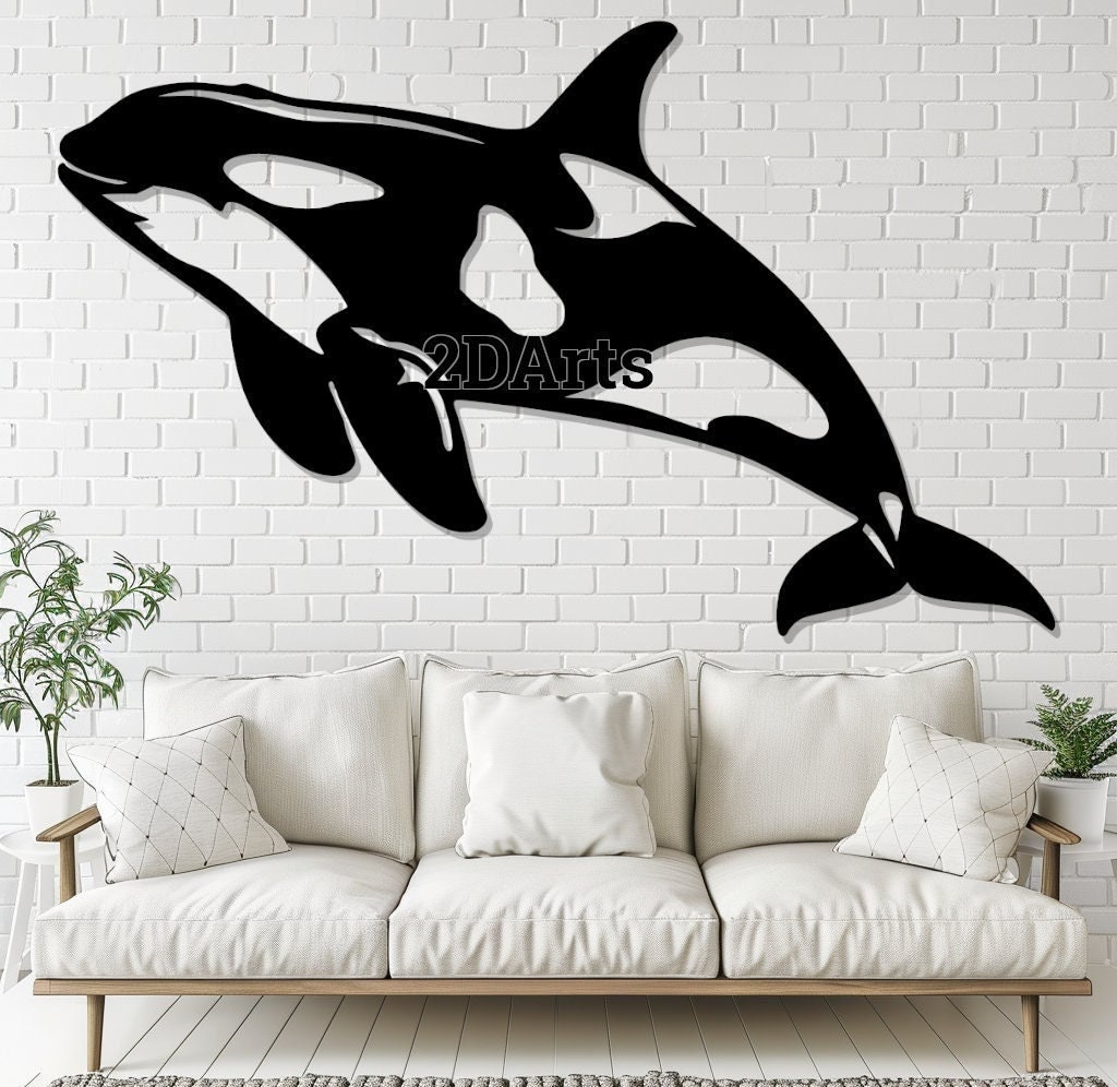 Orca SVG & STL Files for 3D Printing, Laser Cutting, DIY Crafts Digital ...