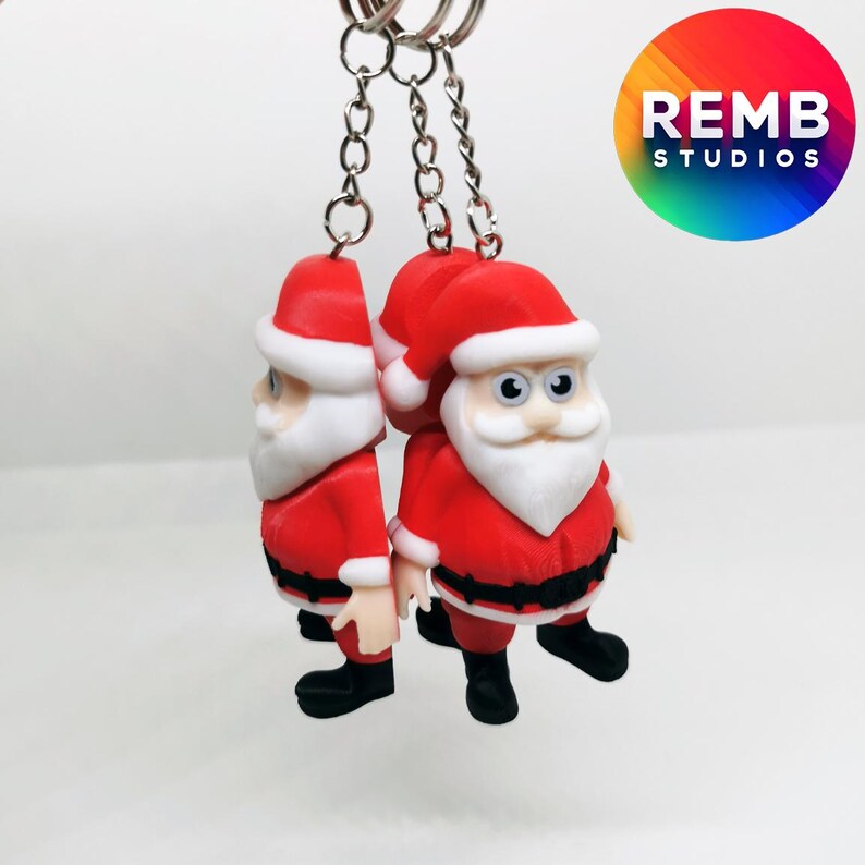 Flexi Mini Santa STL File: 3D Printing Model (digital Download) - Etsy