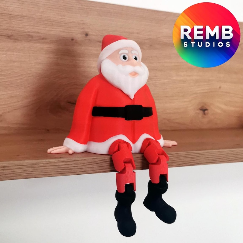 Poseable Santa - Etsy