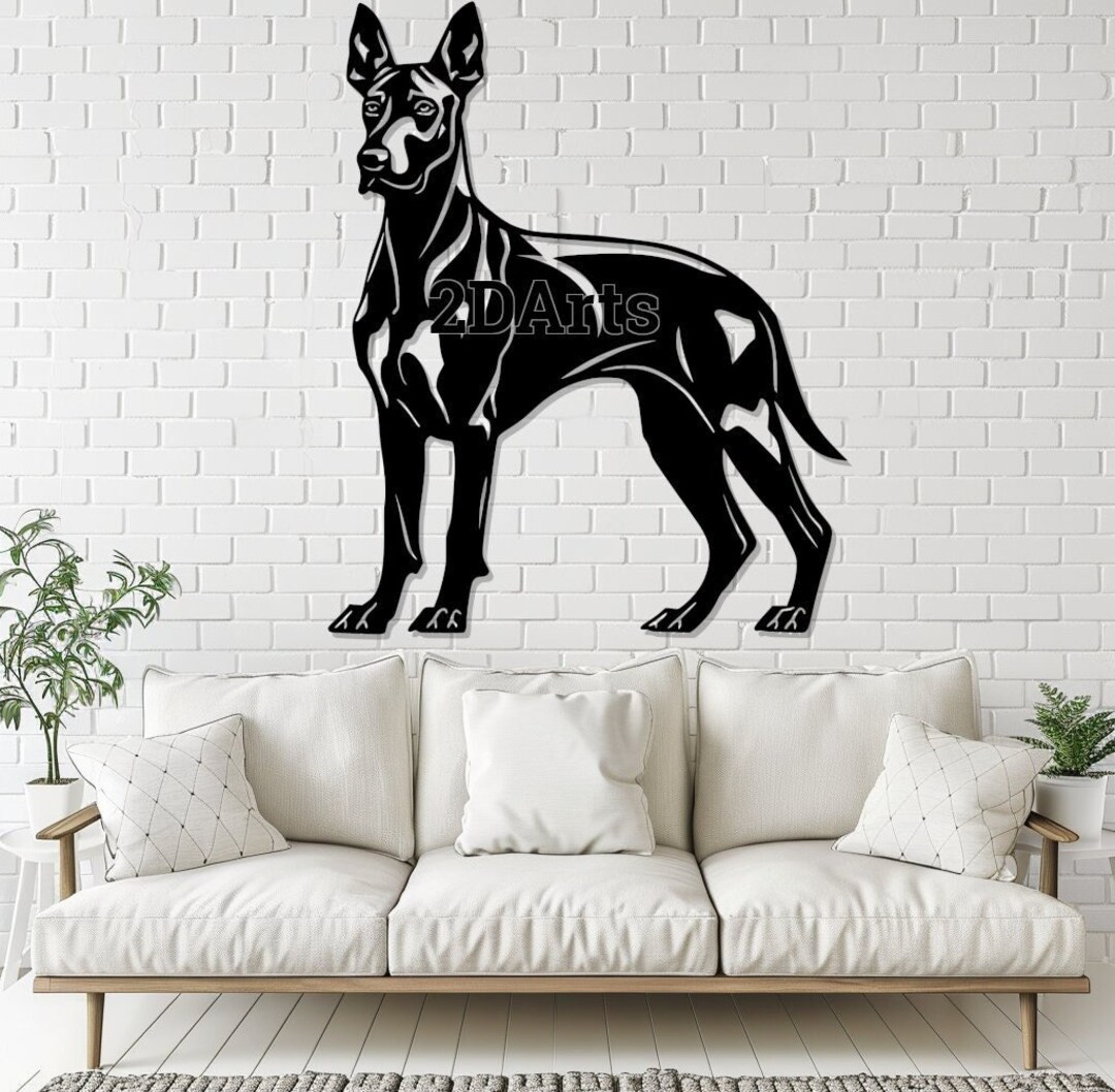 Doberman SVG & STL Digital Files for 3D Printing and Laser Cutting High ...