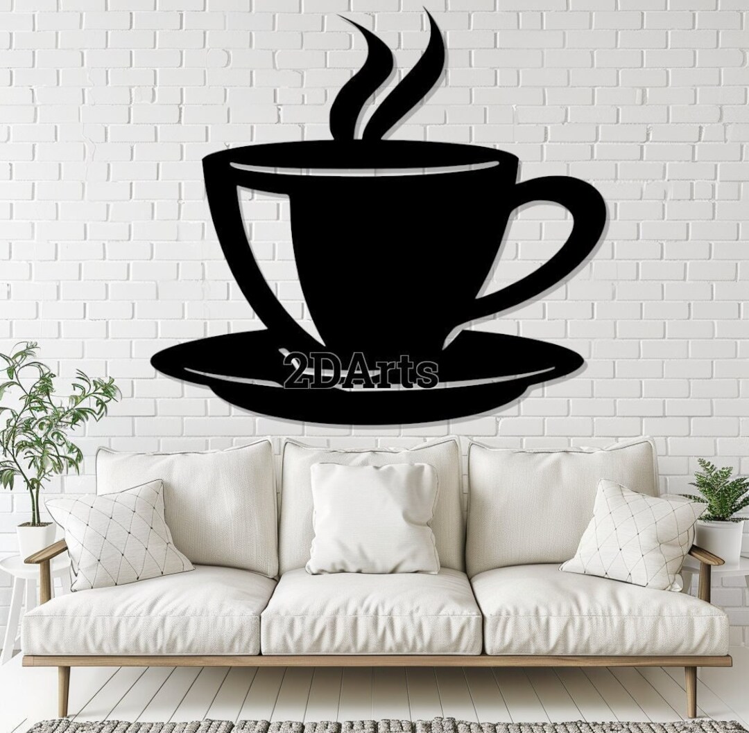 Coffee Cup SVG & STL Files 2D Design for 3D Printing, Laser Cutting ...