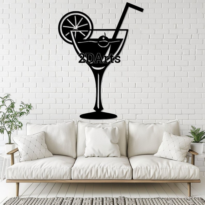 Cocktail SVG & STL Files 2D Design for 3D Printing, Laser Cutting ...