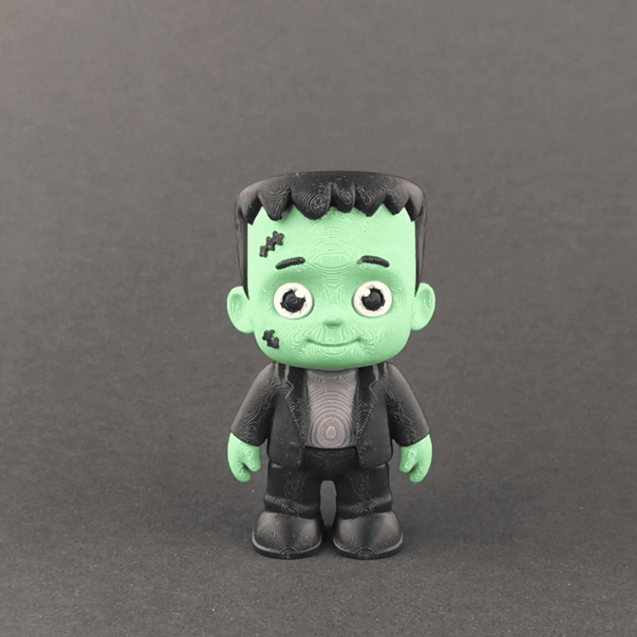 Flexi Frankenstein STL File: 3D Printing Remb Studios Print-in-place ...