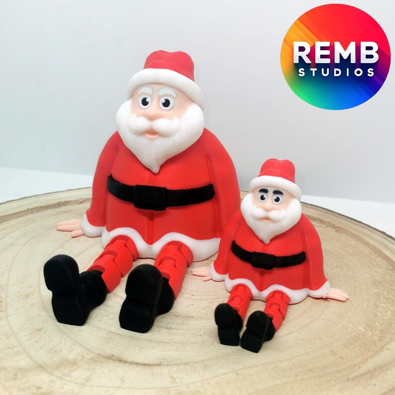 Flexi Santa STL File: 3D Print Christmas Decor (digital Download) - Etsy