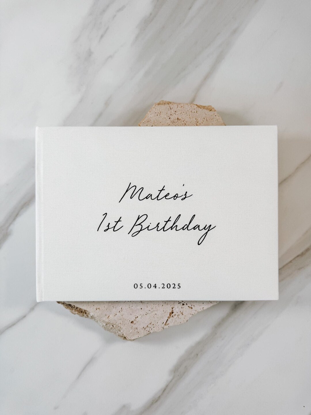 1st Birthday Custom Book, 1st Birthday Guest Book, Custom 2nd Birthday ...