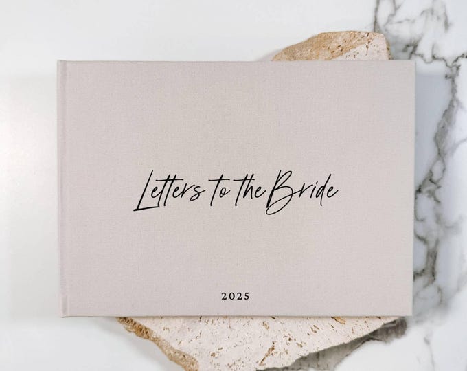 Letters to Bride Book, Bridesmaid Letters to the Bride, Letters to the ...