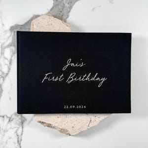 1st Birthday Custom Book, 1st Birthday Guest Book, Custom 2nd Birthday ...