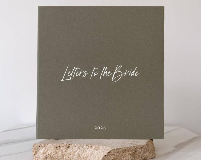 Letters to Bride Book, Bridesmaid Letters to the Bride, Letters to the ...