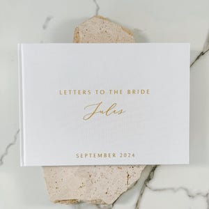 Letters to Bride Book, Bridesmaid Letters to the Bride, Letters to ...