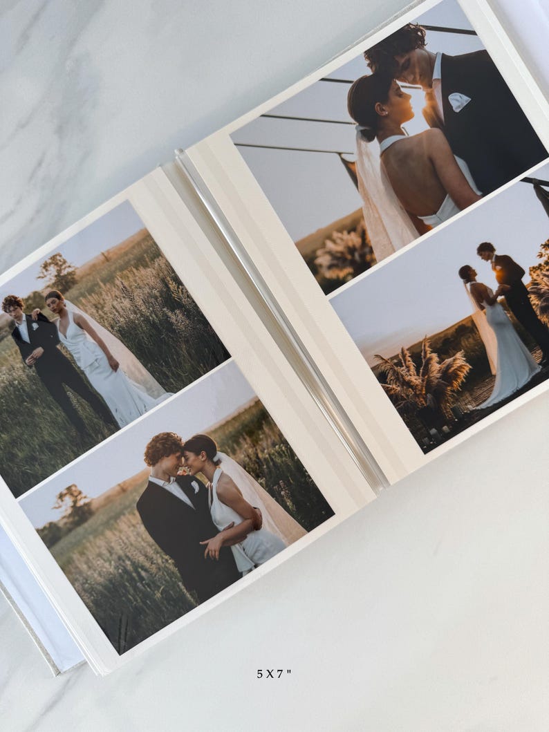 Engagement Photo Book, Engagement Picture Photo Album, Custom Cover ...