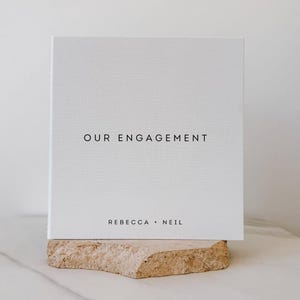 Engagement Photo Book, Engagement Picture Photo Album, Custom Cover ...