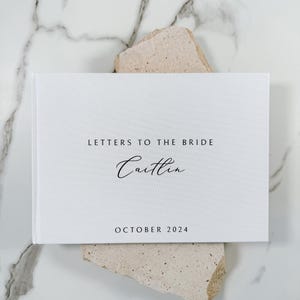 Letters to Bride Book, Bridesmaid Letters to the Bride, Letters to ...
