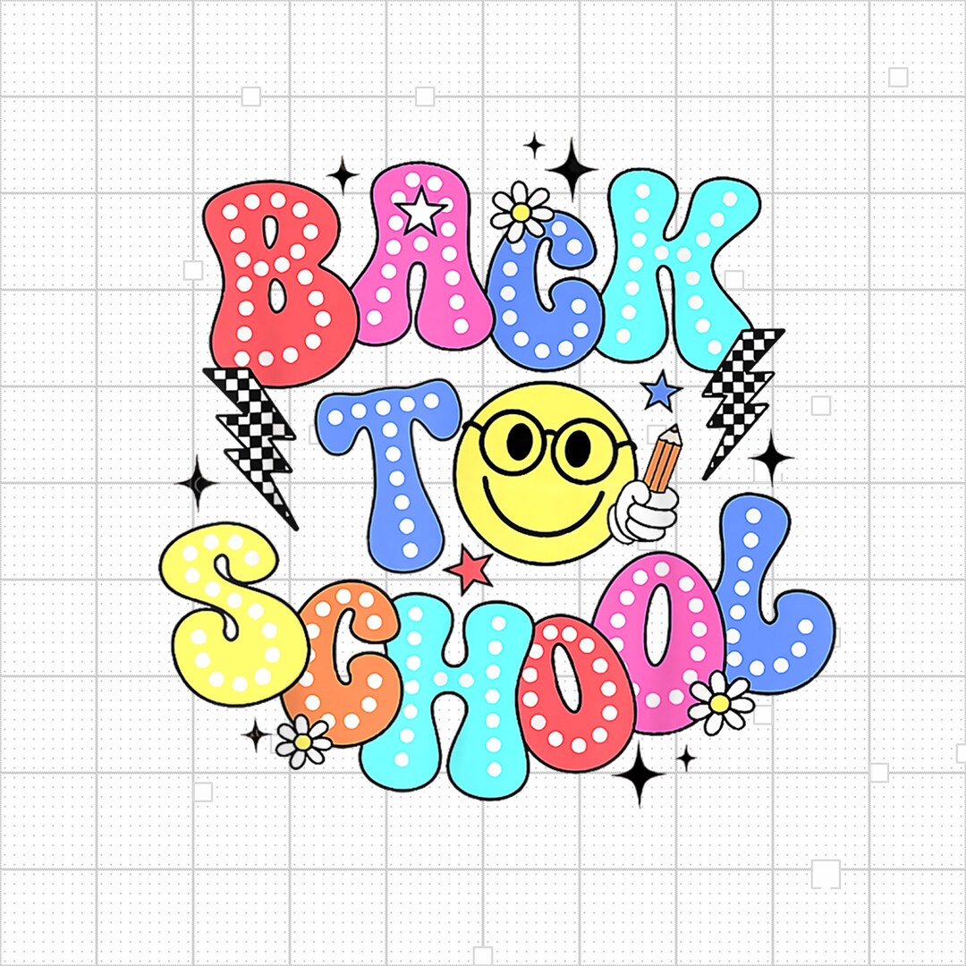 Back to School Png, Retro Teacher Png, First Day of School Png, Teacher ...