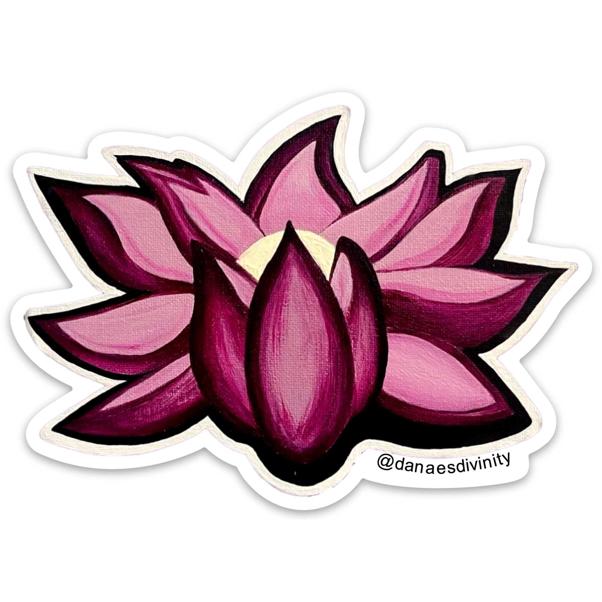 Lotus Flower Sticker - Etsy