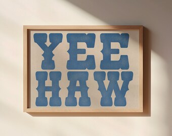 YEE HAW PRINTABLE - Etsy