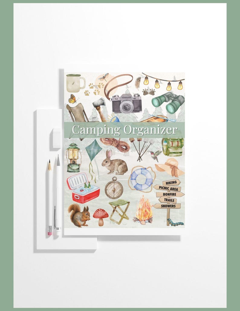 The Complete Camping Organizer Trip Planner. Printable Pages for Your ...