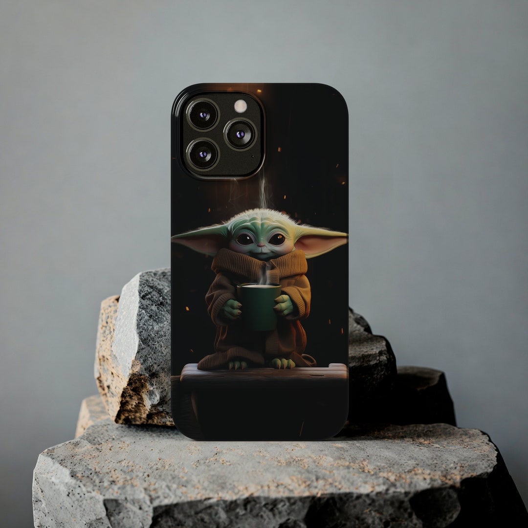 Cute Baby Yoda iPhone Case, Star Wars Case, Adorable Baby Yoda, Baby ...