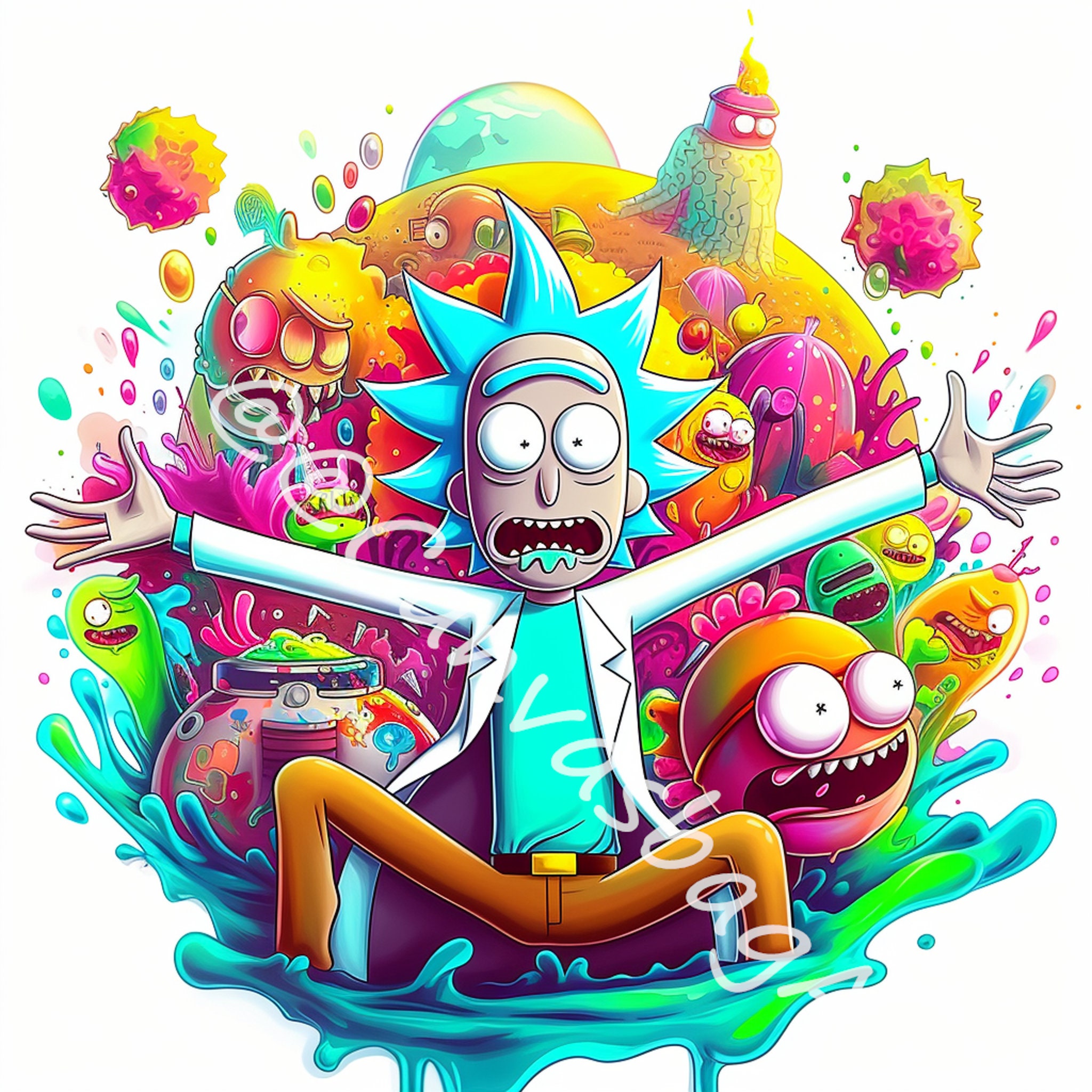 4 PNG Rick Png Design Png-rick and Morty Friendship PNG Digital Art ...
