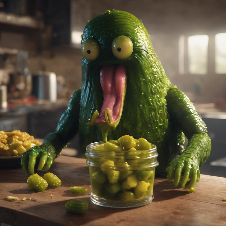 Pickle Monster Graphics - Etsy