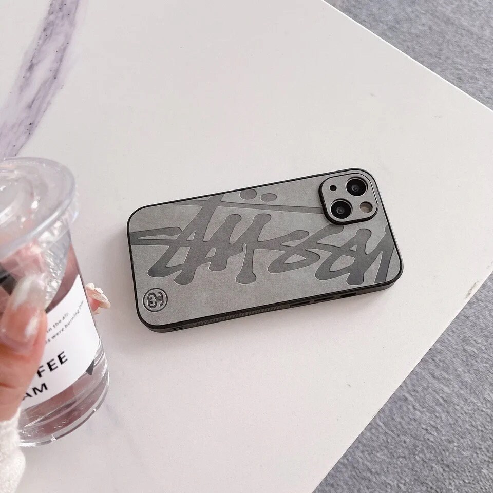 Vintage Leather Y2K Characters Pattern iPhone Case - Etsy