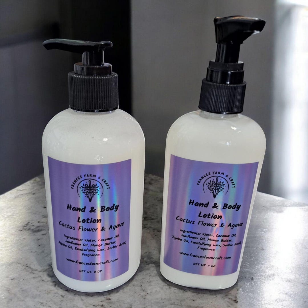 Hand & Body Lotions - Different Sizes and Scents (paraben- and ...