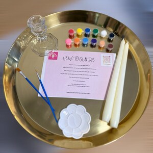 Candle Painting Kit, Paint Your Own Candle Kit, Sip and Paint Kit, Diy ...