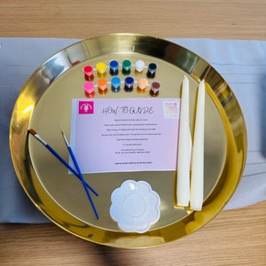 Candle Painting Kit, Paint Your Own Candle Kit, Sip and Paint Kit, Diy ...