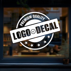 Custom Logo Decal | Vinyl Logo Sticker for Windows | Personalized ...