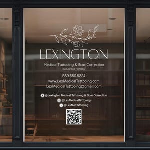 Custom Vinyl Window Decal for Business - Business Door Sign - Logo ...