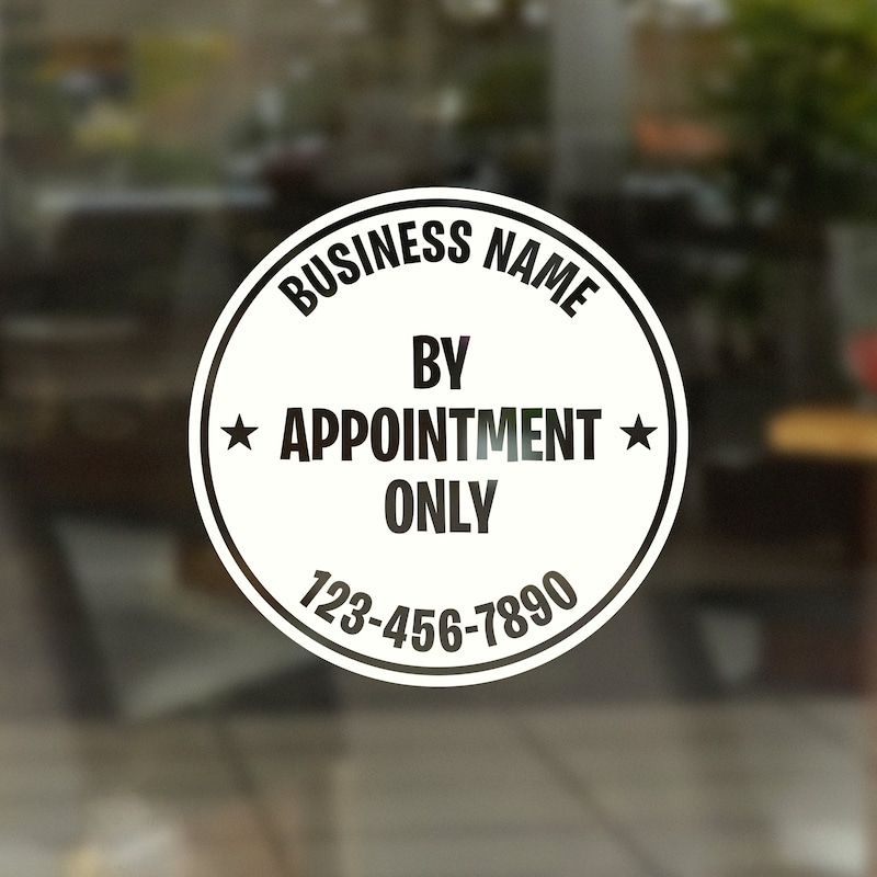 By Appointment Only Sign - Etsy