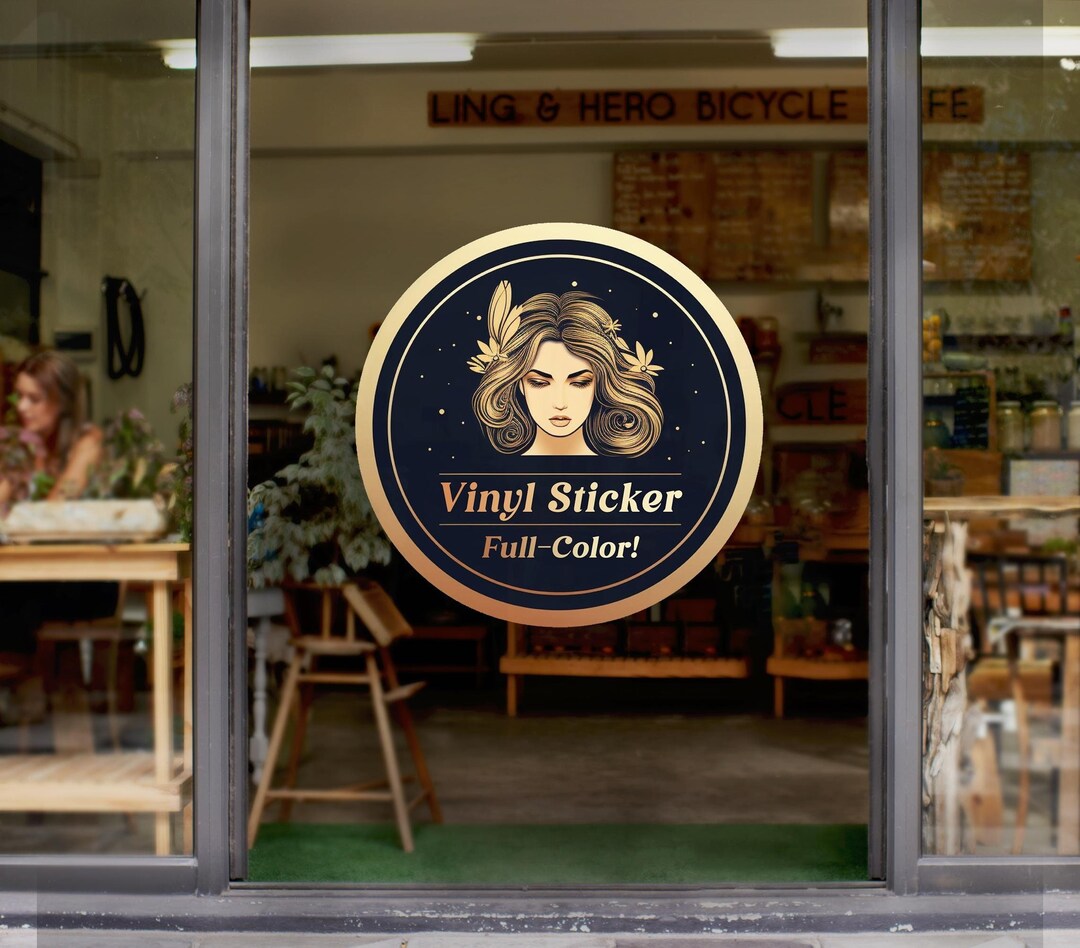 Custom Vinyl Stickers & Window Decals Full Color Logo Decal for Windows ...