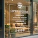 Custom Store Hours Decal - Business Door Sign for Hours of Operation ...