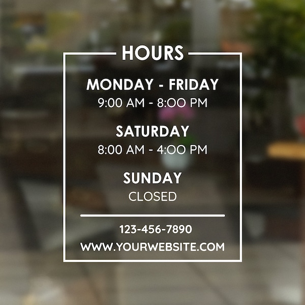 Store Logo for Door - Etsy