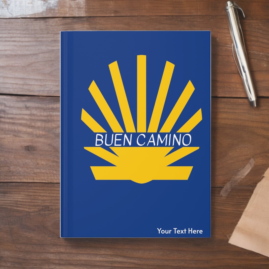 Custom Buen Camino Journal Personalized Camino De Santiago Blue or ...