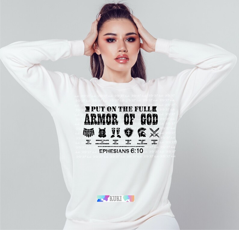 Armor of God SVG, Put the Full Armor of God PNG, Ephesians 6 10 SVG - Etsy