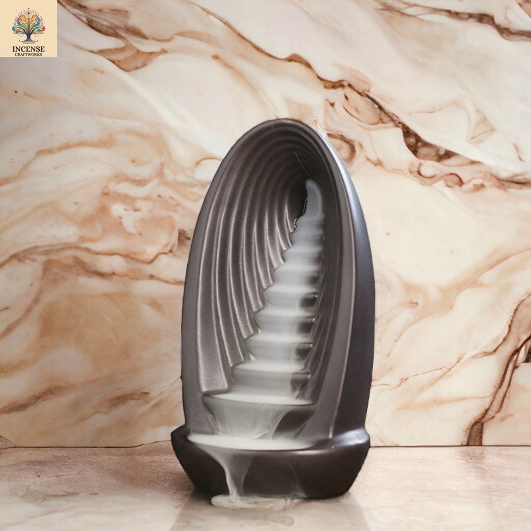Waterfall Incense Burners,flowing Water Incense Burners,ceramic Incense ...