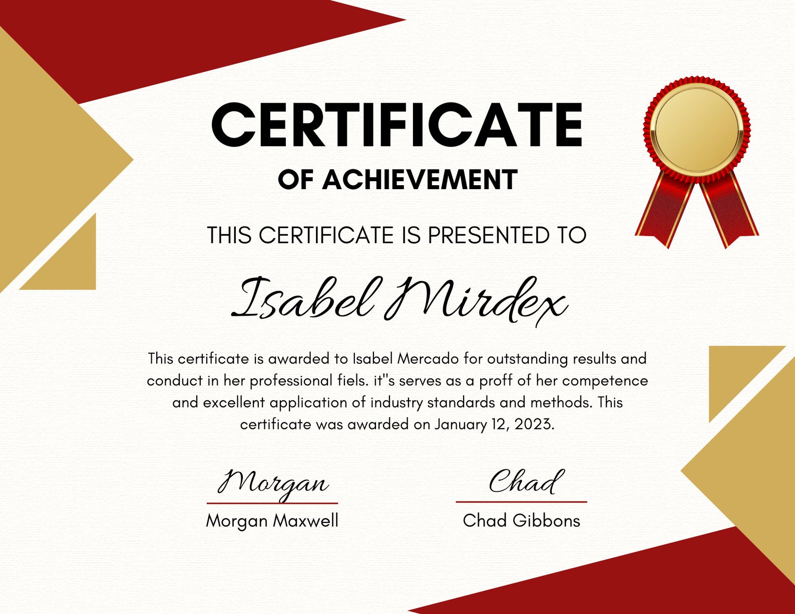 Customizable Certificate of Achievement, Editable Diploma Template ...