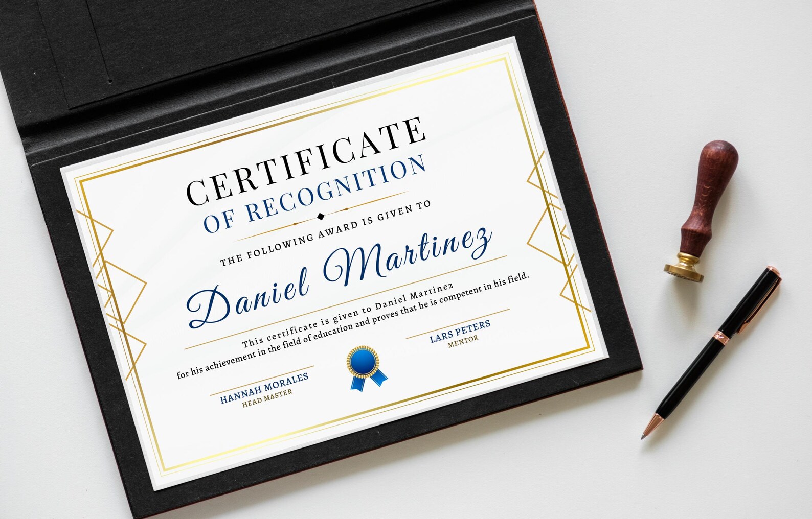 Printable Certificate of Recognition, Downloadable Award Template ...
