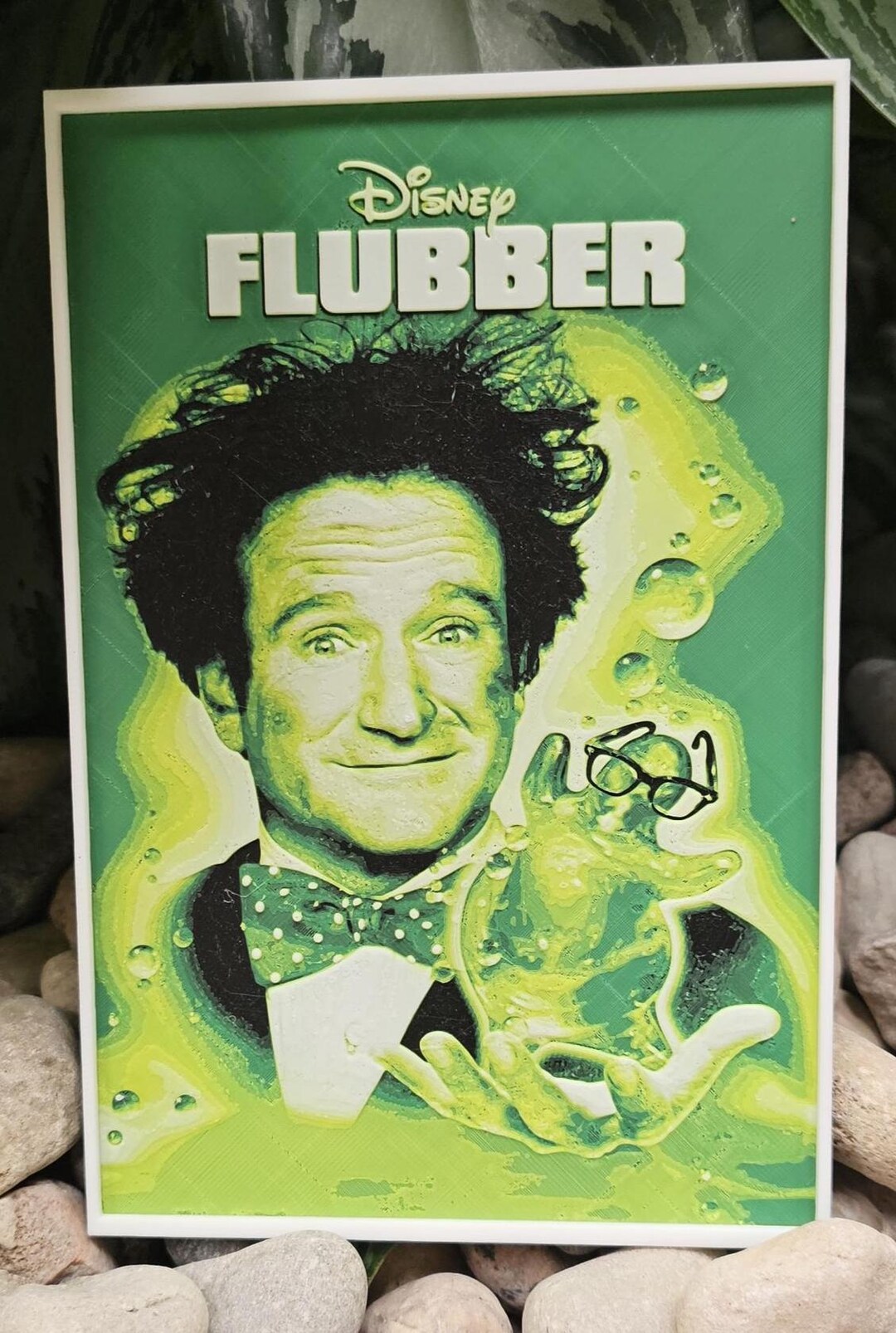 Flubber 3D Printed Poster - Etsy