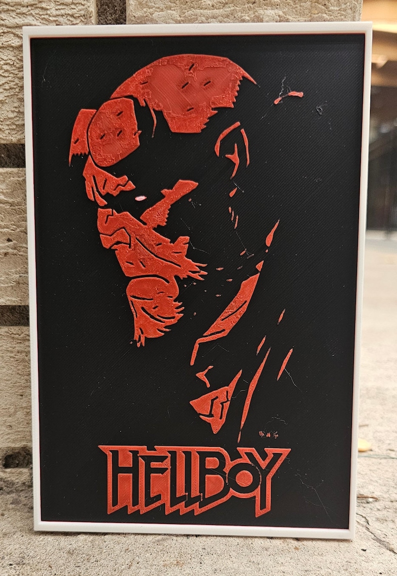 Hellboy Animation 3D Printed Poster - Etsy