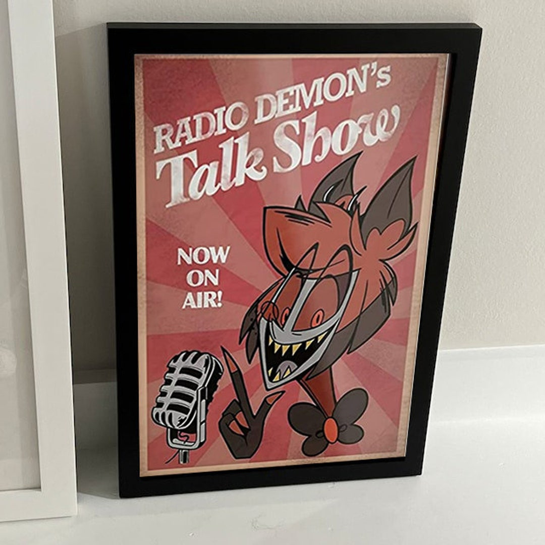 Hazbin Hotel Radio Demon Poster Poster - Etsy Australia