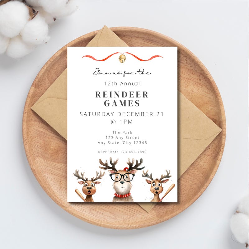 Reindeer Games - Etsy