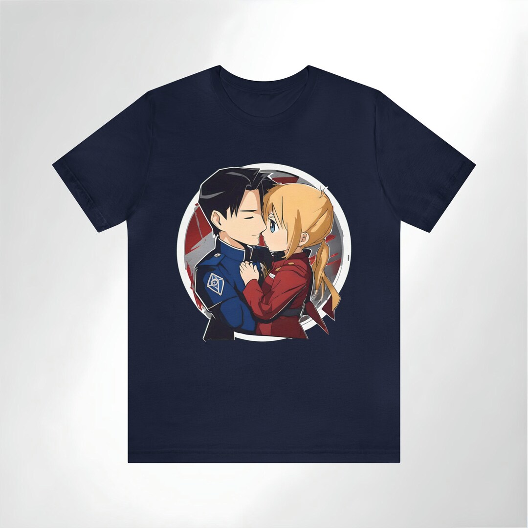 Roy and Riza T-shirt for Men Roy & Riza Tshirt Full Metal Alchemist ...