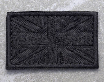 black union jack flag