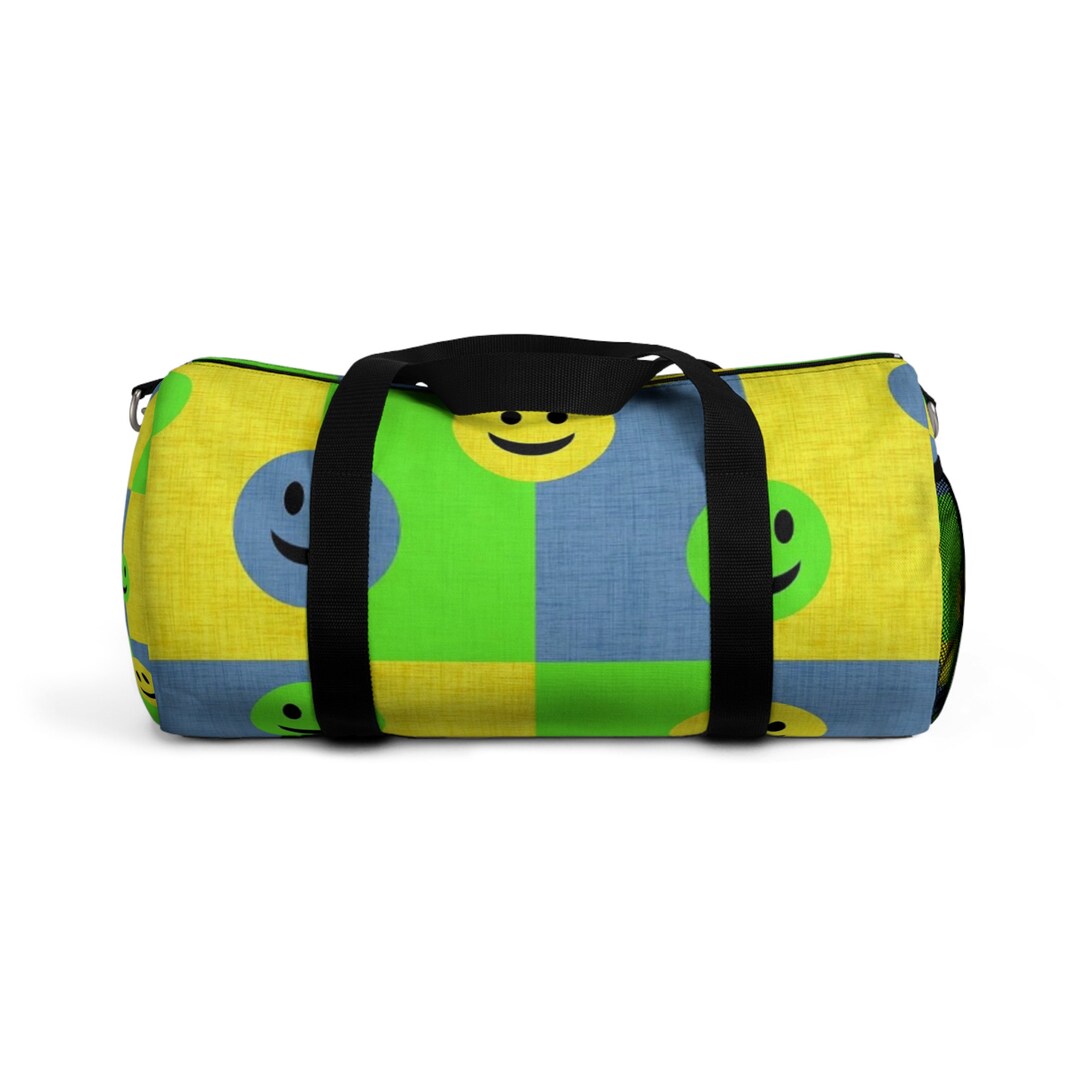 Smiley Face Duffel Bag - Etsy