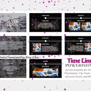 Timeline Dark Aesthetic Powerpoint Presentation Done for You Microsoft ...
