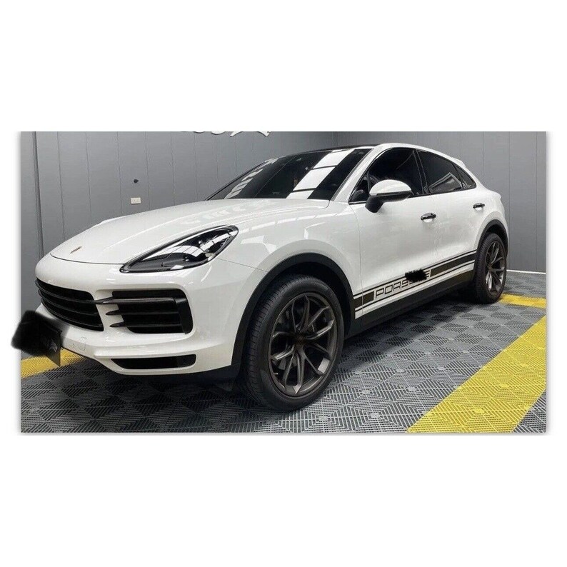 Triple Stripe Custom Side Decals Set for Porsche Cayenne 2012-2023 ...