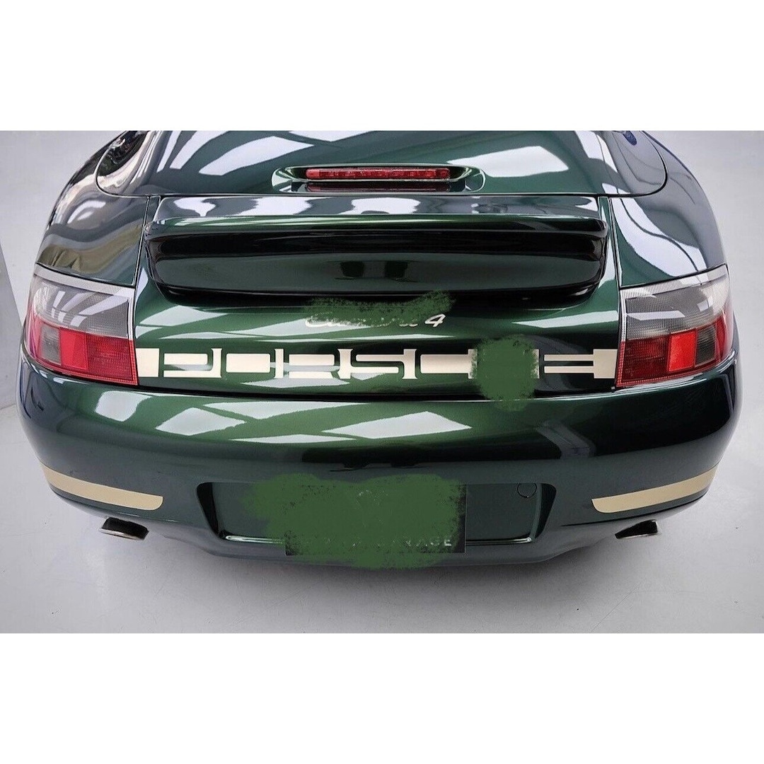 Custom Rear Negative Decklid Spoiler Decal for Porsche 911 1996-2004 ...